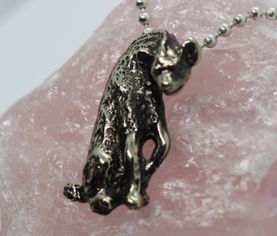 Sterling Silver Hyena Pendant