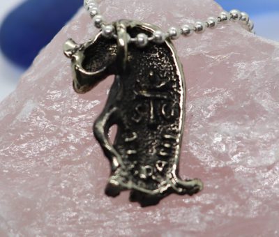 Sterling Silver Hyena Pendant